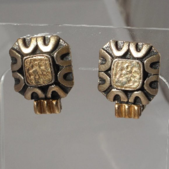 Dian Malouf Jewelry | Jewelry | Ss 4k Gold Vintage Dian Malouf Clip Ons ...